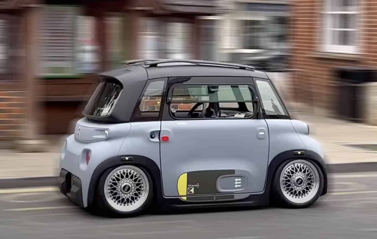 Citroën AMI, który podnosi się i opuszcza jak hydropneumatyk ...