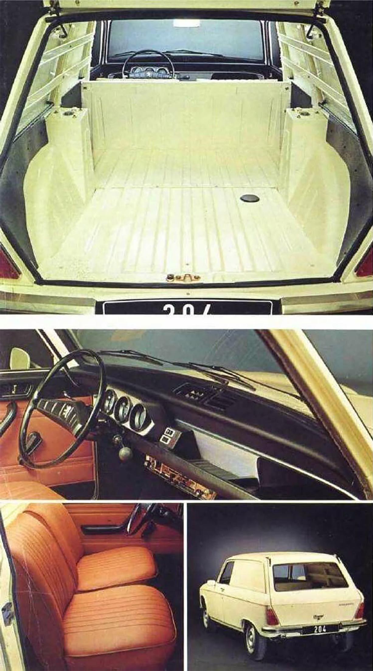 Peugeot 204 Fourgonnette i pół tony ładowności: mały dostawczak, który ...